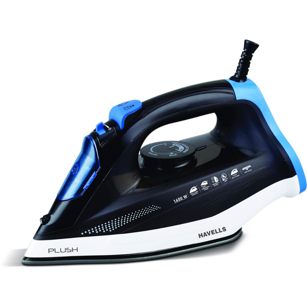 Havells Plush blk, 1600 Watts Steam Iron Press with Steam Burst Anti D ...