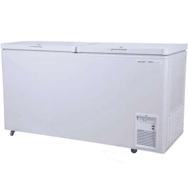 Voltas CF HT 500 DD P, 500 Ltrs Double Door Standard Deep Freezer, Whi ...