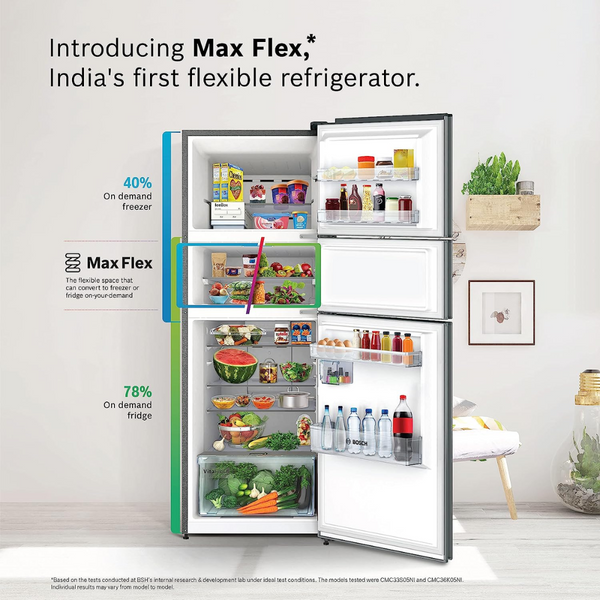Bosch 364L Inverter Frost Free Triple Door Fridge (CMC36K05NI) – Ankur ...